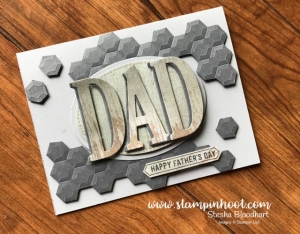 Father's Day Card for Tic Tac Toe Challenge #tttc002 - Stampin' Hoot