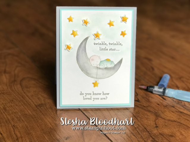 Twinkle Twinkle Baby for GDP 095 Theme Challenge - Stampin' Hoot