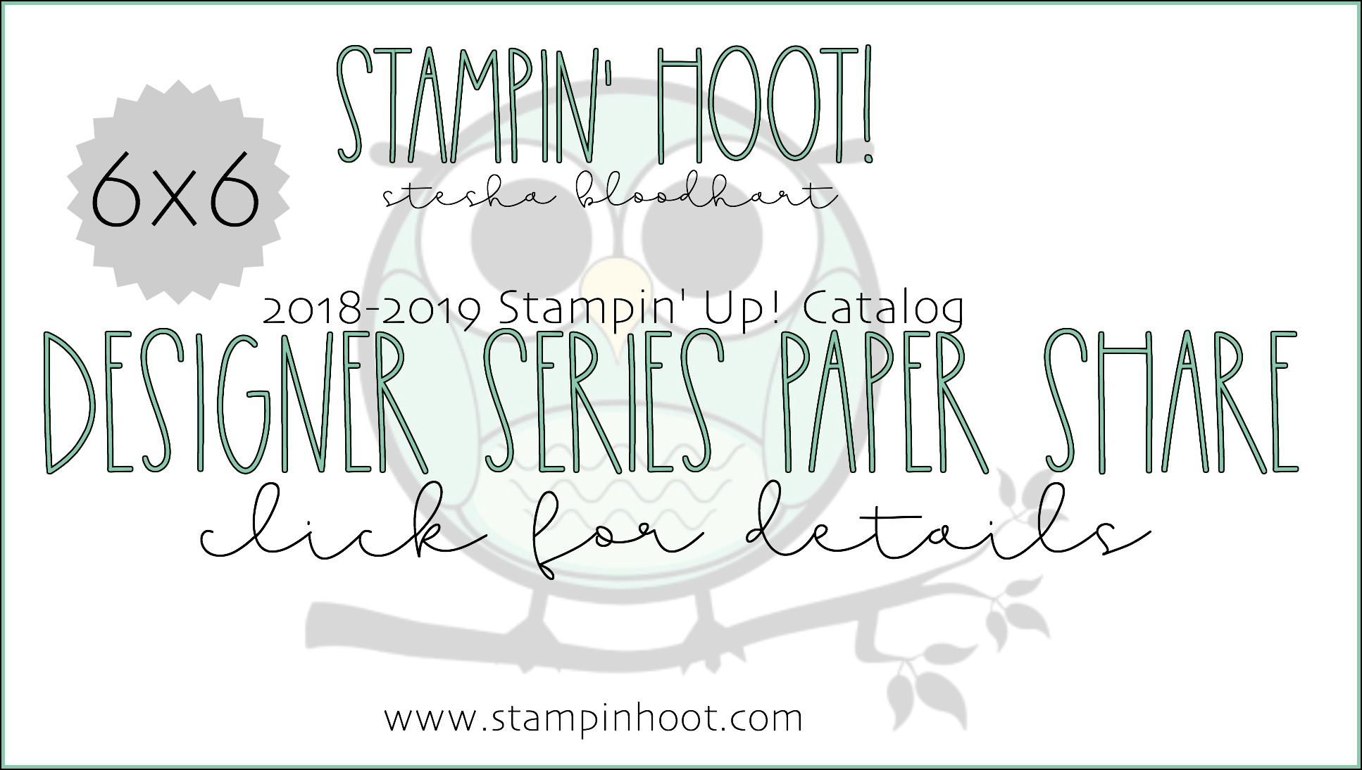 Another Round of Stampin' Up! Shares Anyone? - Stampin' Hoot