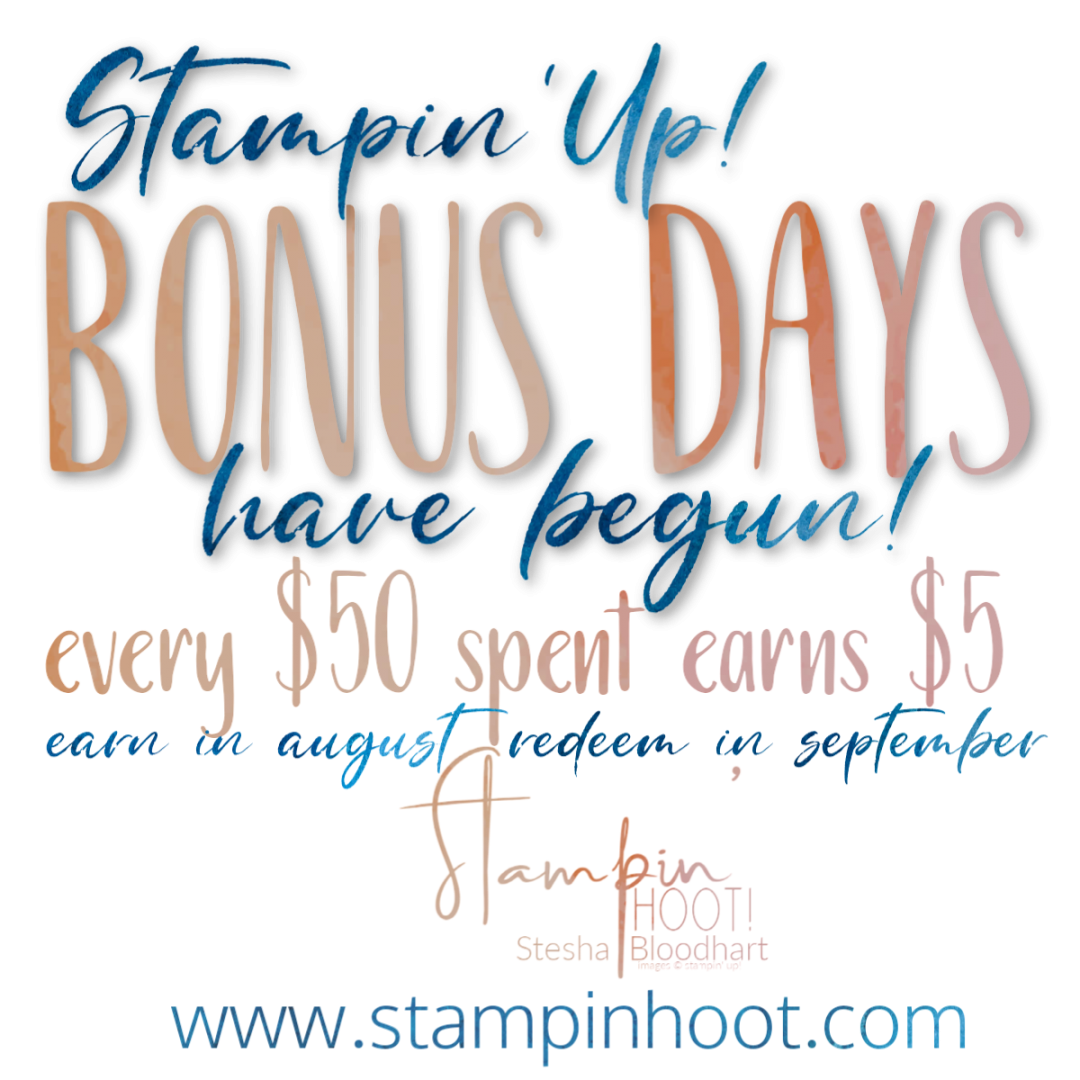 Amazing Monthly Specials! - Stampin' Hoot