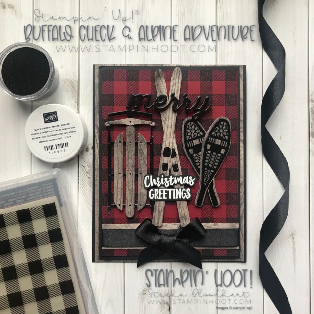 Stamp Review Crew Features Buffalo Check - Stampin' Hoot