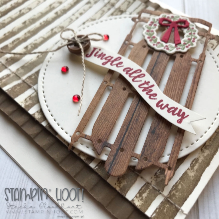 Jingle All The Way Holiday Card - Stampin' Hoot
