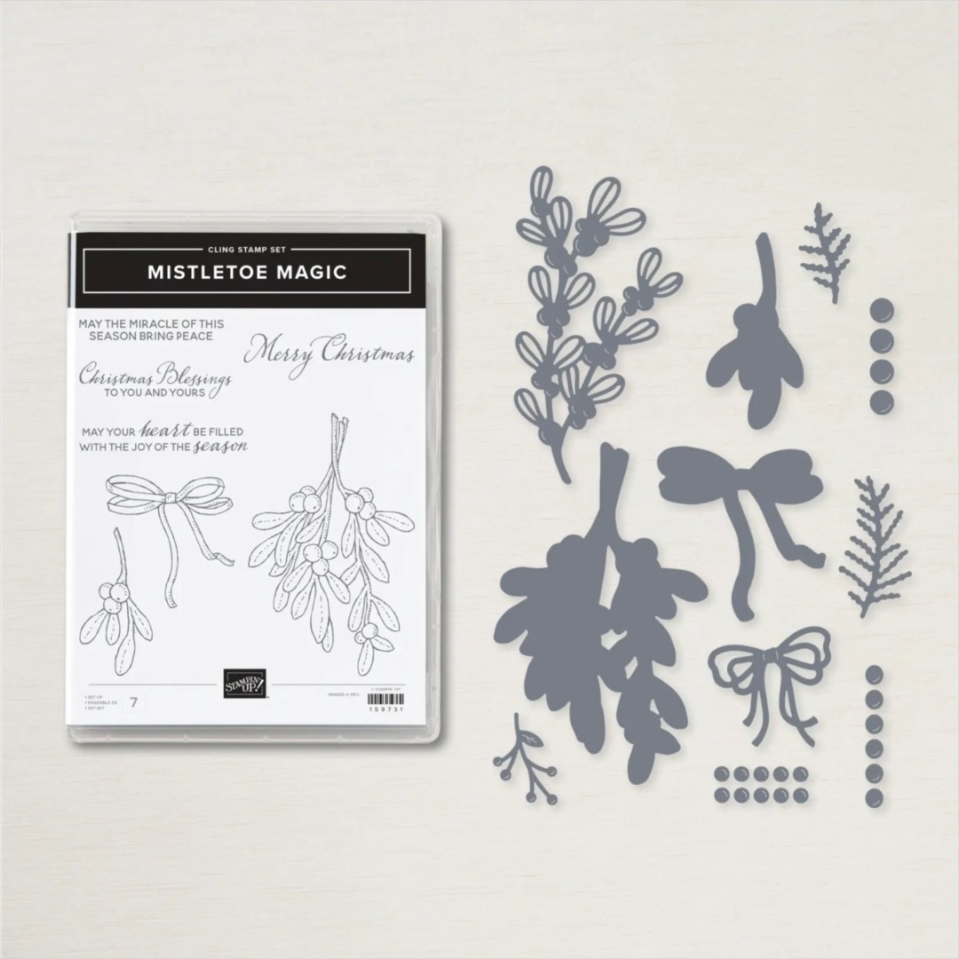 Mistletoe Magic Bundle! Get Stunning Results with Shimmery White Cardstock