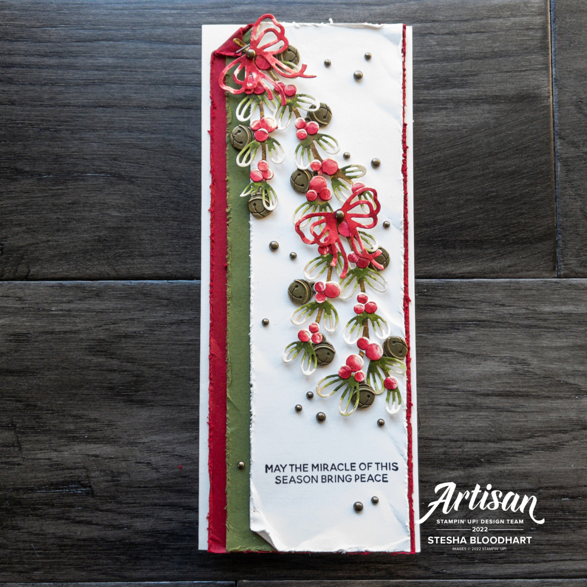 Mistletoe Magic Bundle! Get Stunning Results with Shimmery White Cardstock