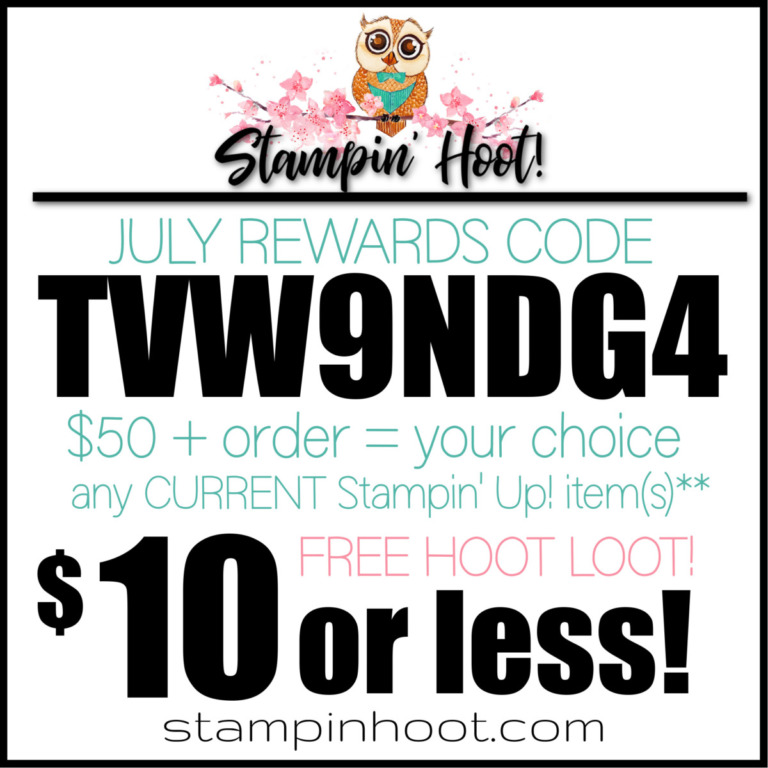 Free Monthly Hoot Loot! - Stampin' Hoot