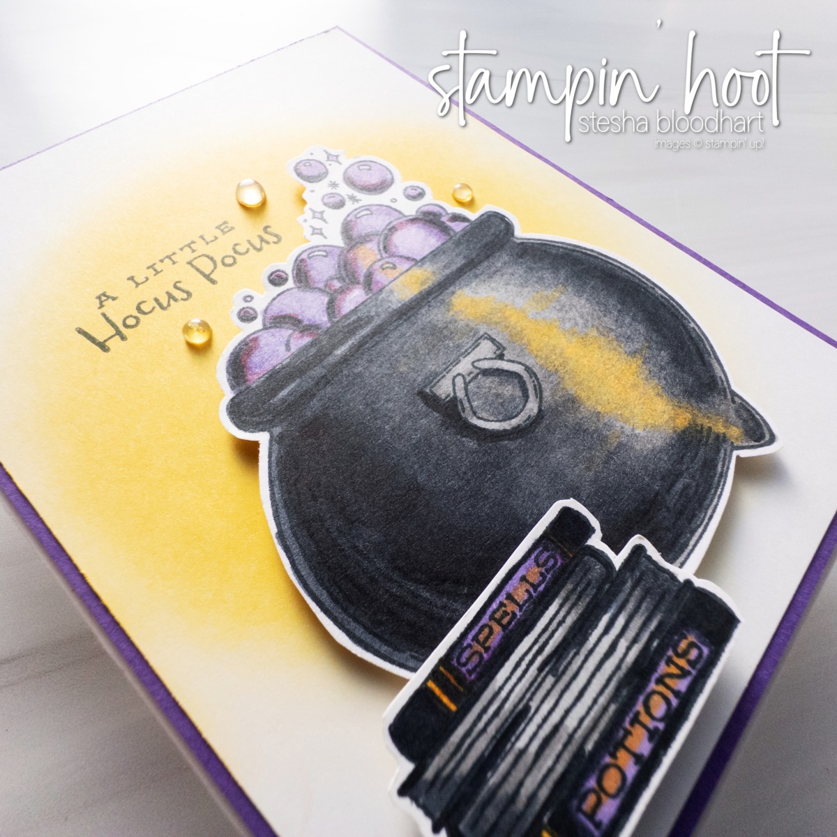 Potions & Spells Bundle: DIY Halloween Cauldron Card